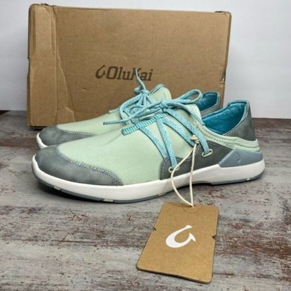 OluKai | Shoes | New Olukai Miki Li Athletic Shoes 65 Pale Moss ...